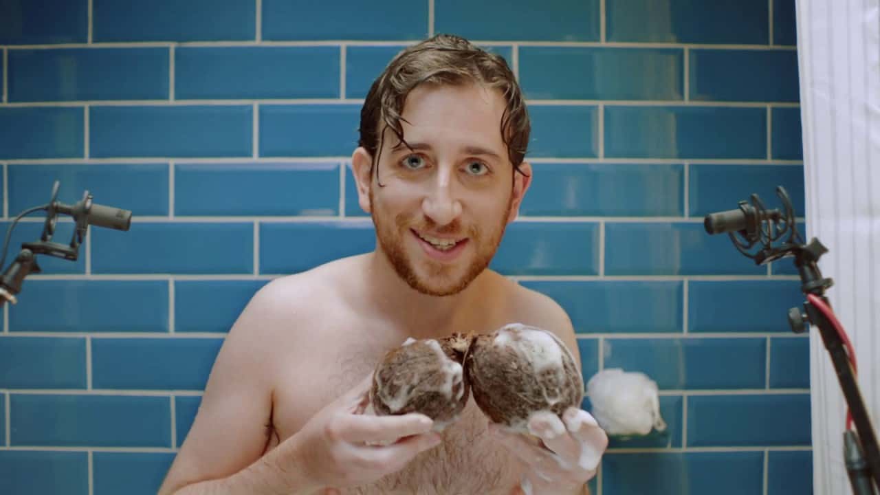 ‘Excuse me while I grab my balls.’ Lynx shower and shave tutorials show ...