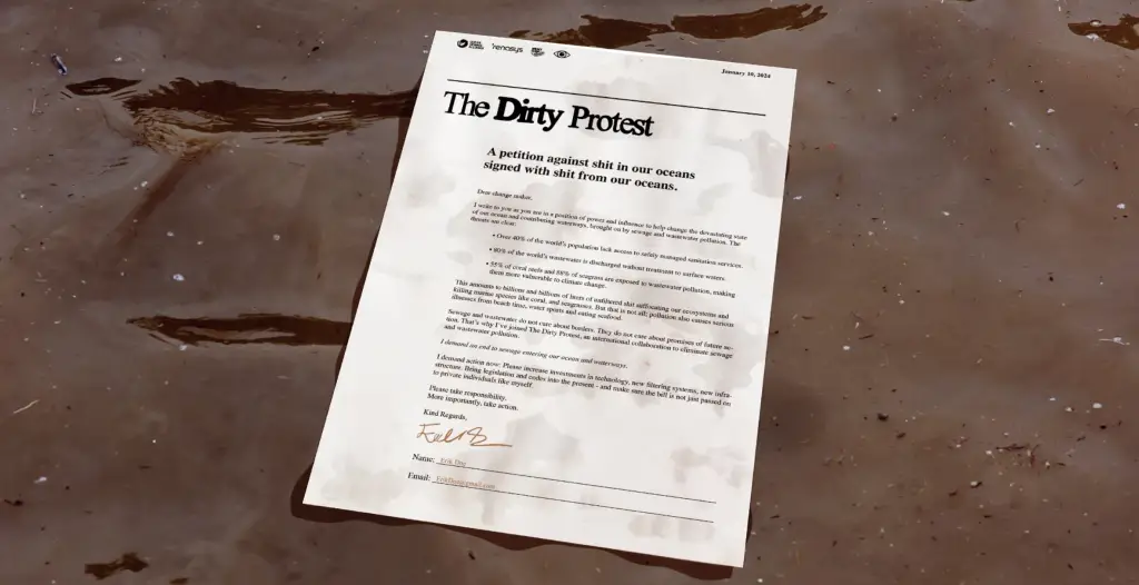 Uncommon stages dirty protest in bid to clean up the oceans - More ...