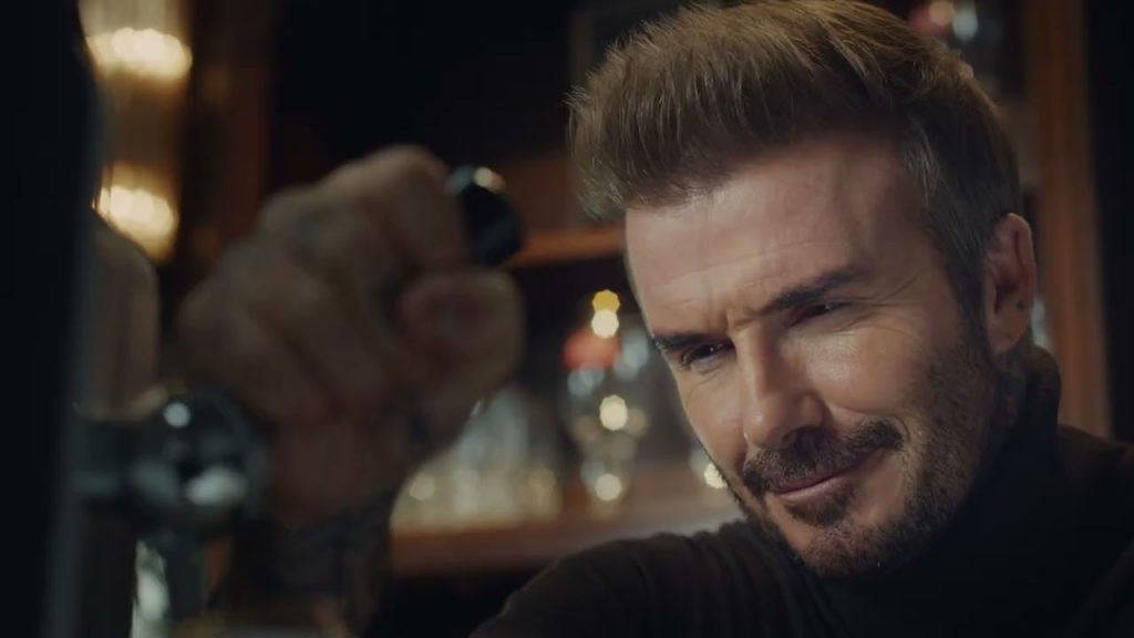 David Beckham pours himself a PerfectDraft - More About Advertising