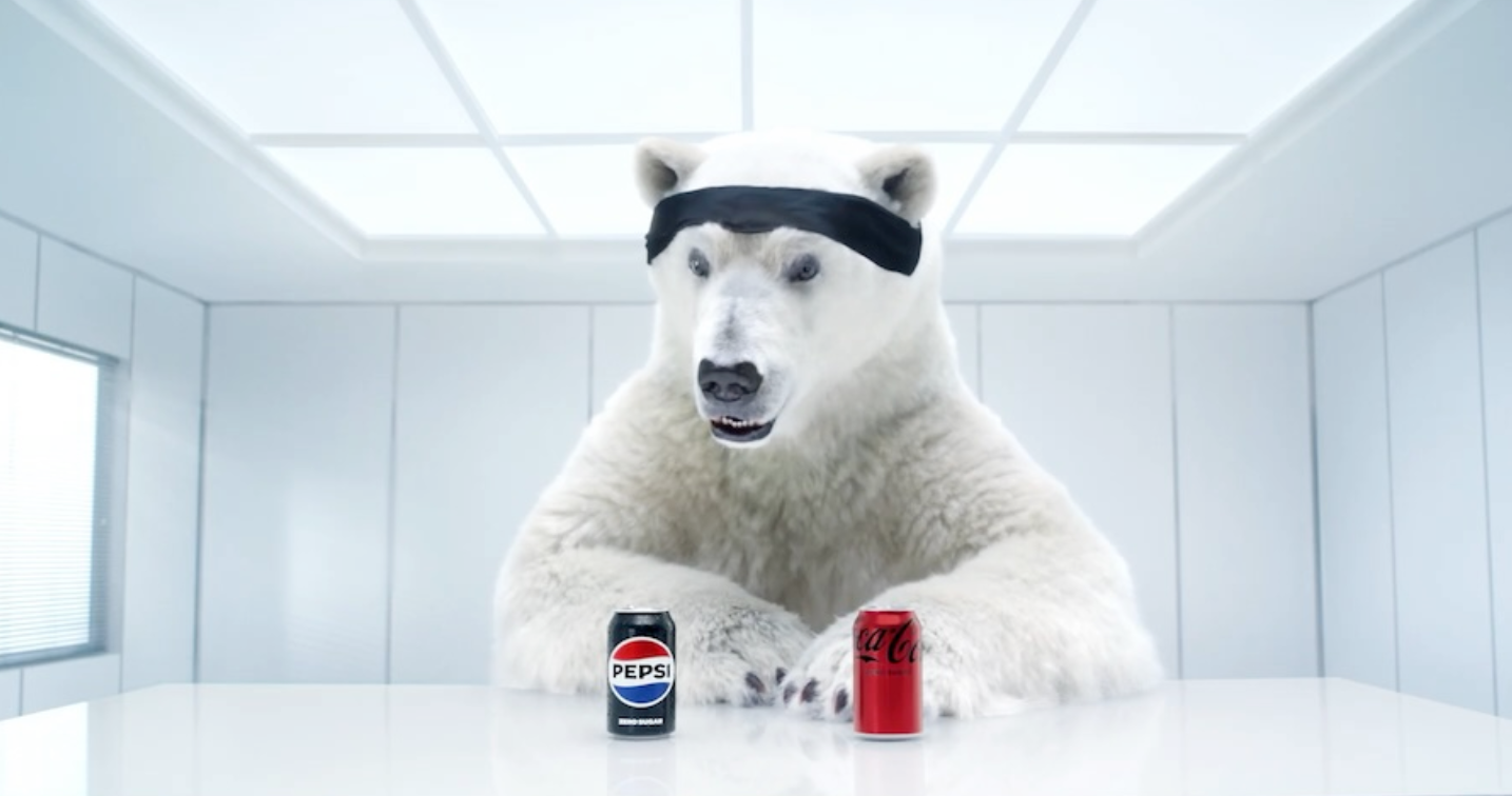 Polar bear reignites the cola wars for Pepsi’s Super Bowl spot - More ...